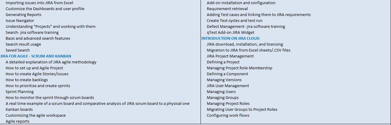 JIRA Software Training - IDESTRAININGS